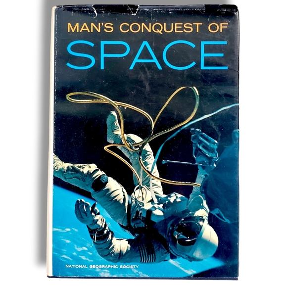 Accents | F Vtg Mans Conquest Of Space Book National Geographic Society ...